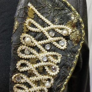 Grifflin Paris | Jackets & Coats | Grifflin Metallic Vintage Art ...